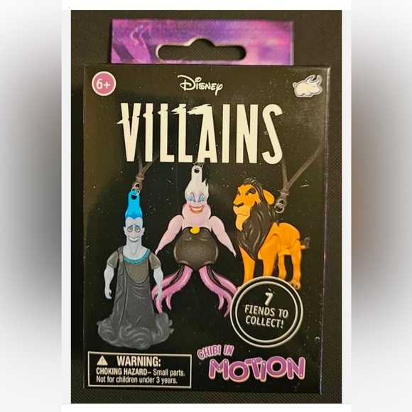 Disney | Accessories | Nwt Disney Villains Chibi In Motion Clipon ...
